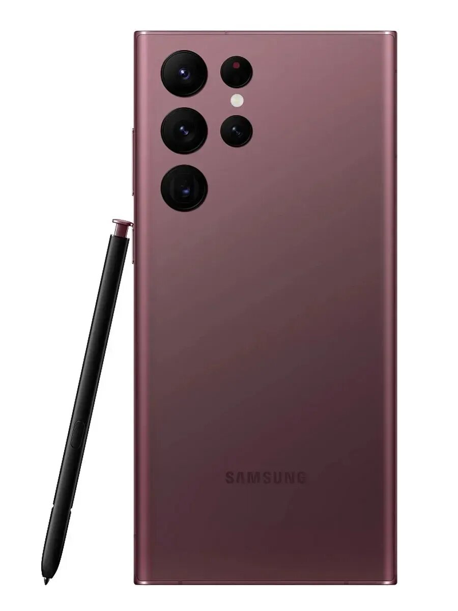 Смартфон Samsung Galaxy S22 Ultra 8/128Gb Burgundy 5G (Global) SM-S908B