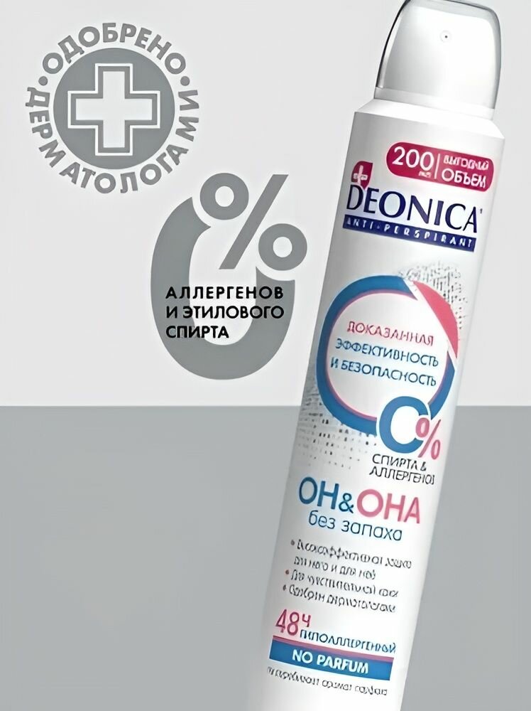 DEONICA Дезодорант 200 мл — фото 1