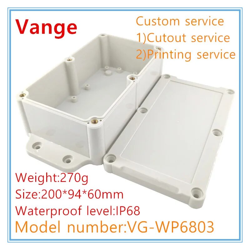 Водонепроницаемая распределительная коробка Vange enclosure ABS transparent cover