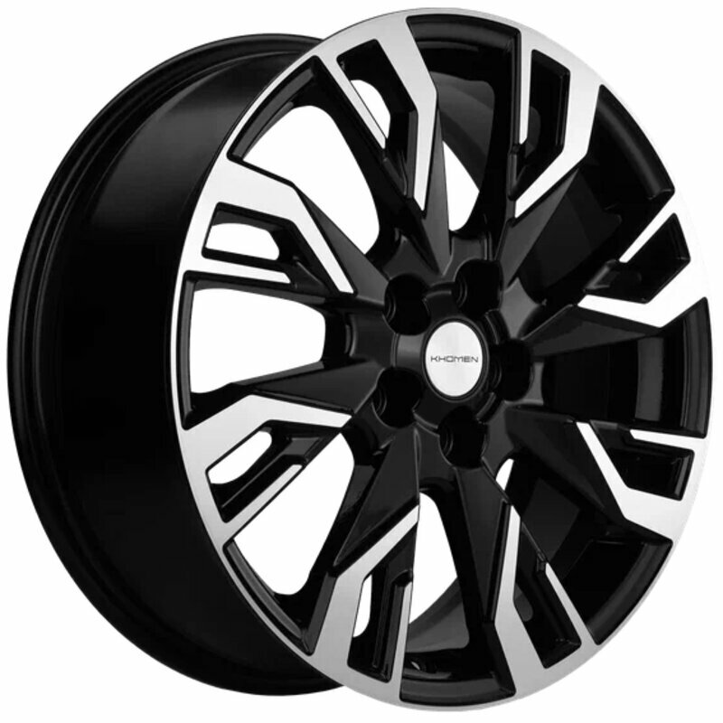 Литой колесный диск Khomen Wheels KHW1809 (CS35/CS35 Plus) 7x18/5x110 ET50 D63,3 Black-FP