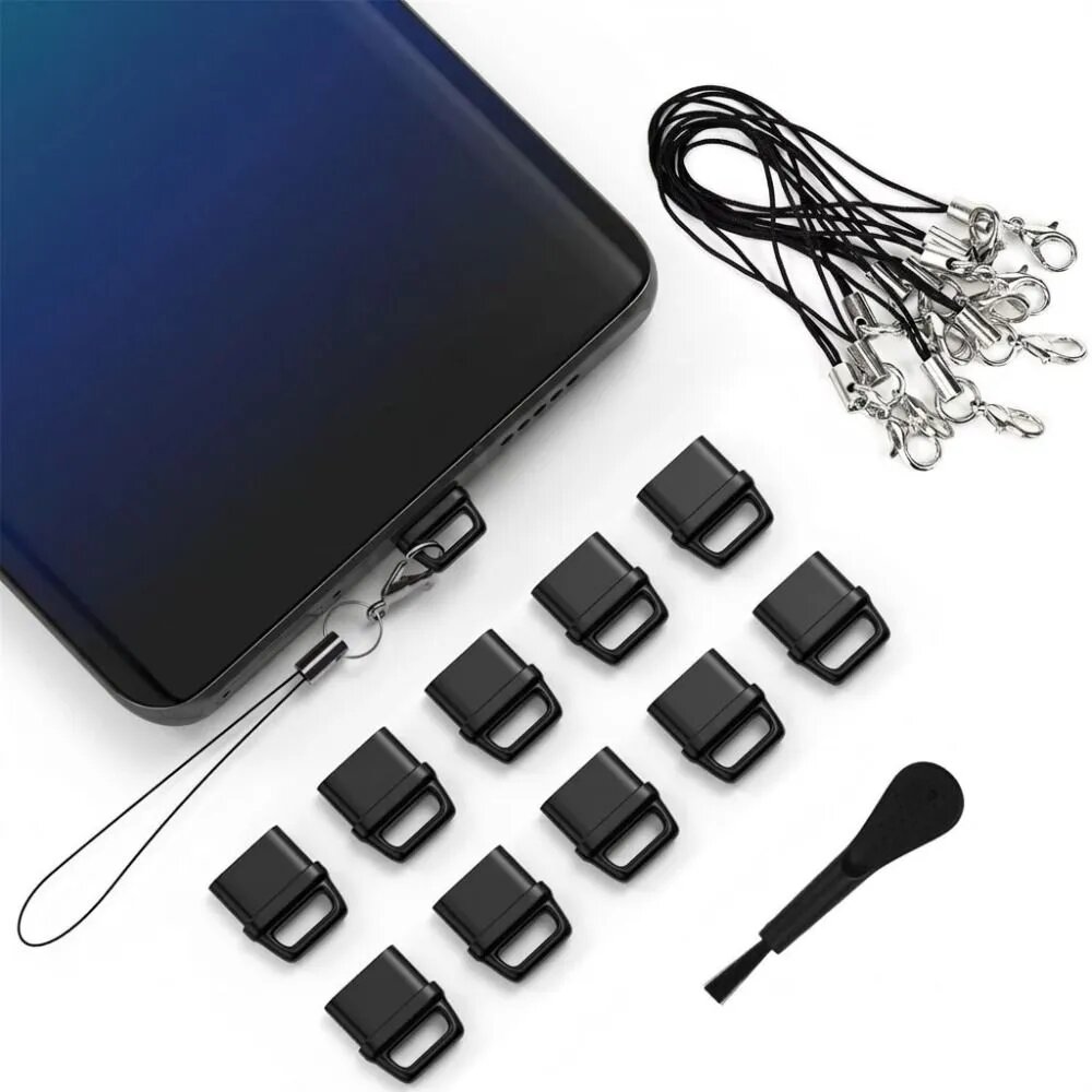 10 шт. Заглушка для USB-C от пыли