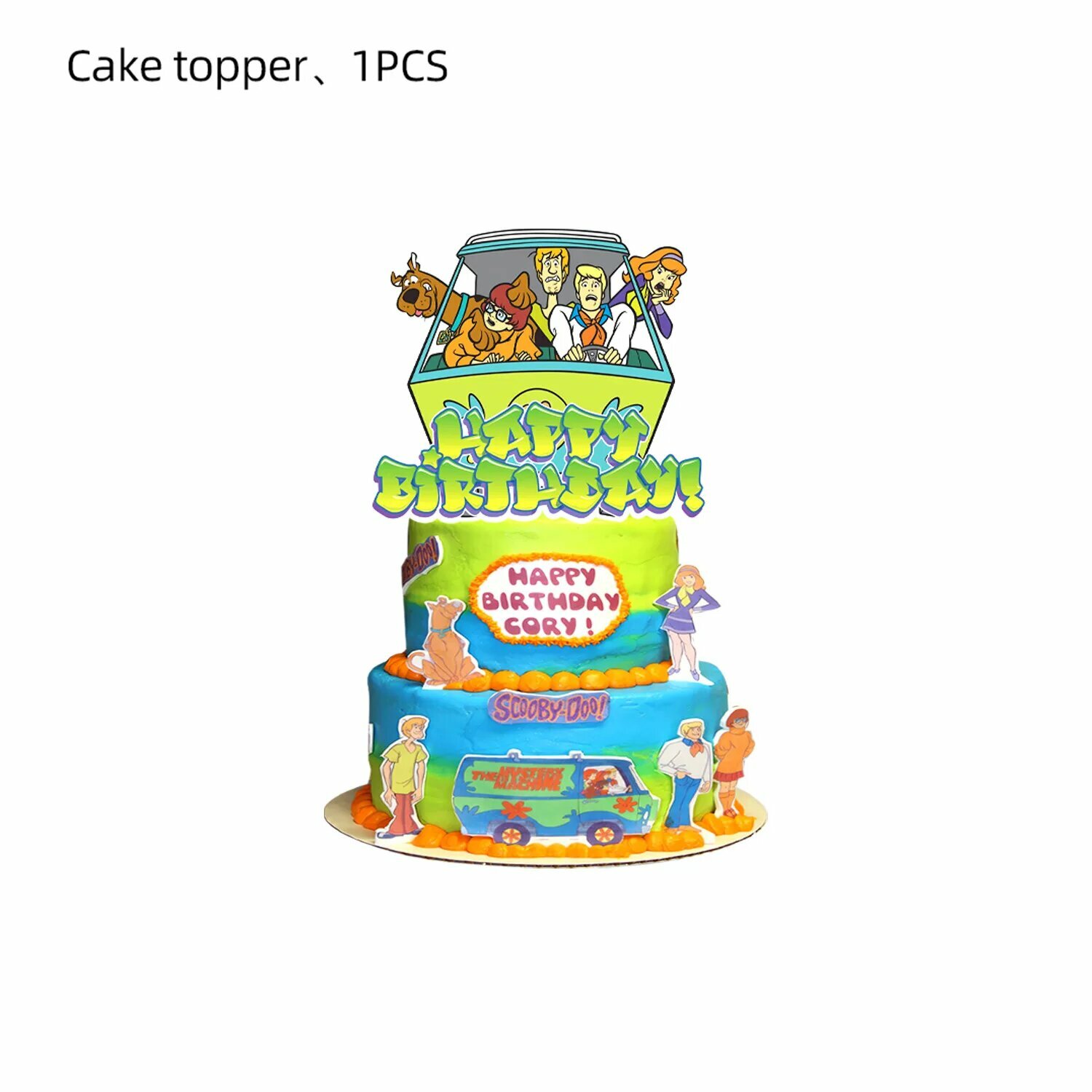 Cake topper Scooby-Doo, 1 шт.