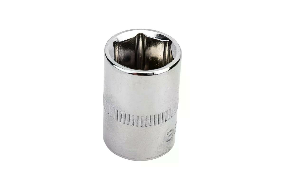 Головка торцевая эврика ER-90212, 12x1/4", 6-гранная, CrV, L=30 мм