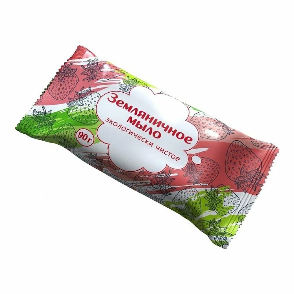 Туалетное мыло Офисмаг 90г Земляничное (агропром-юг), натуральное, ш/к 51807 609768
