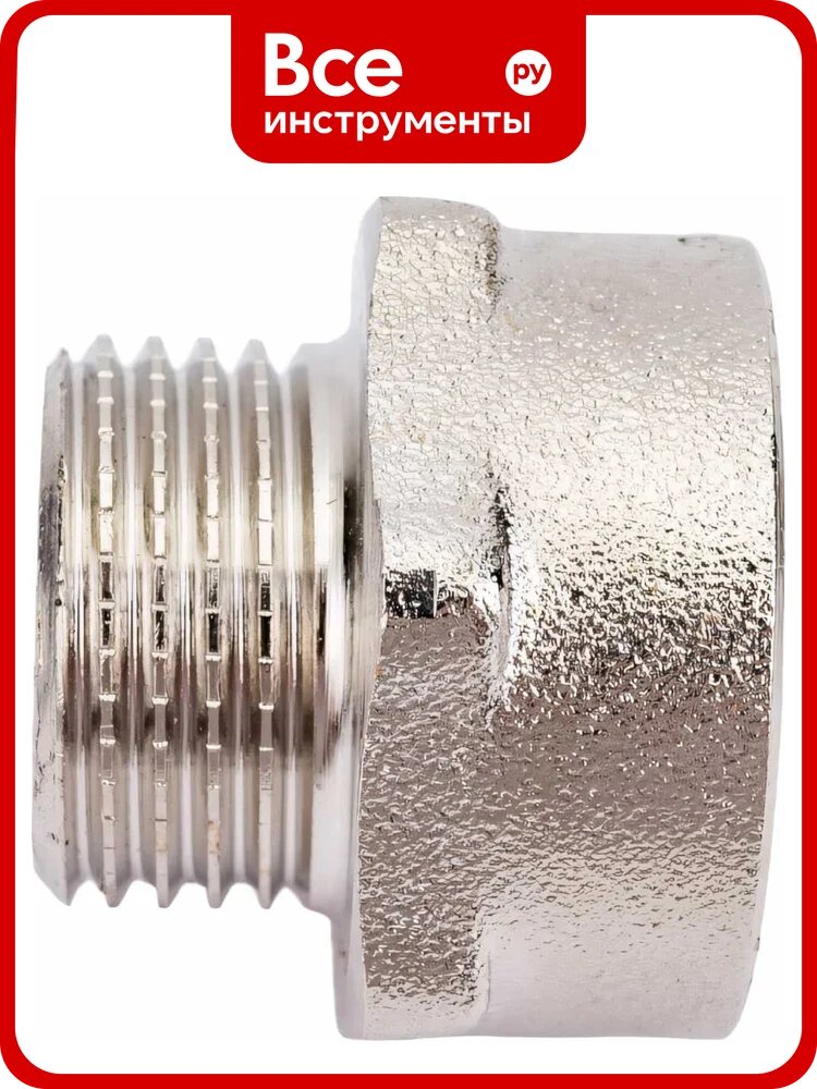 Переходник STI Ду20x15 (3/4" х 1/2") В-Н никелированный D270-05062