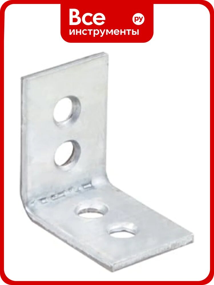 Мебельный уголок STARFIX 17x25x25 мм, белый цинк, 4 шт. в зип-локе SMM1-60879-4
