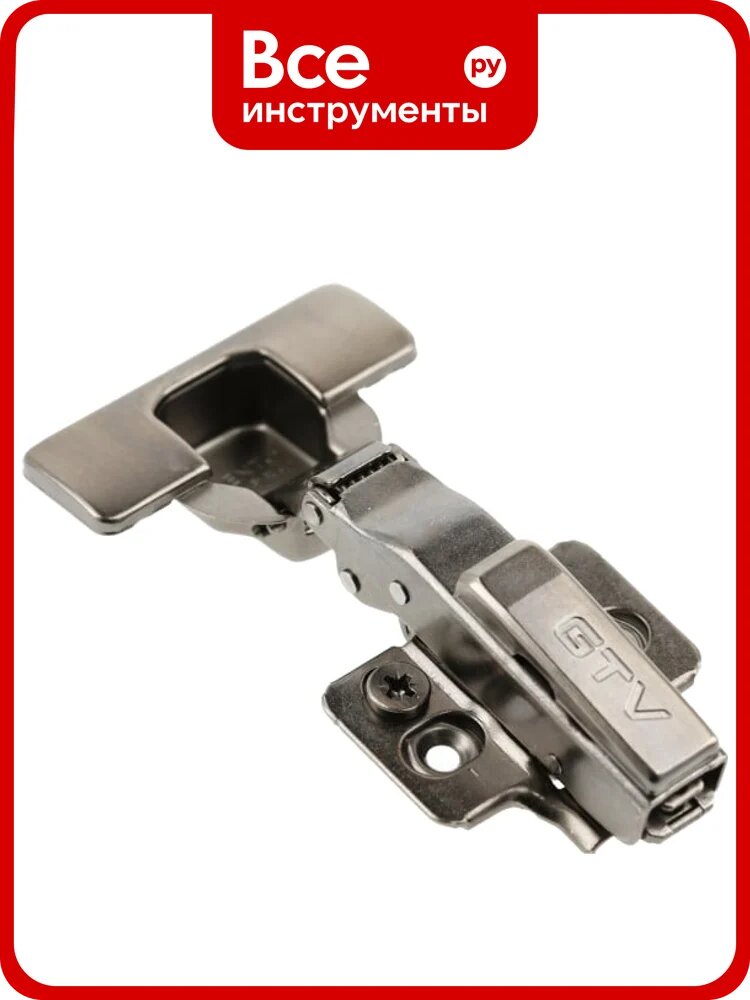 Петля GTV SILENTO PRO ZM-HCSL09-3DBEO-20, накладная, самозакрывающаяся, черная