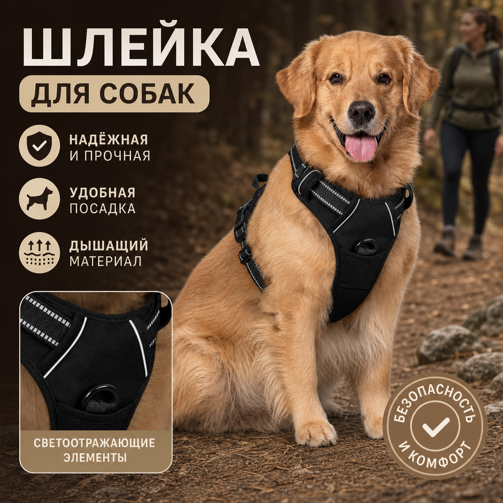 Прочный поводок для собак, прочный, комфортный, для прогулок