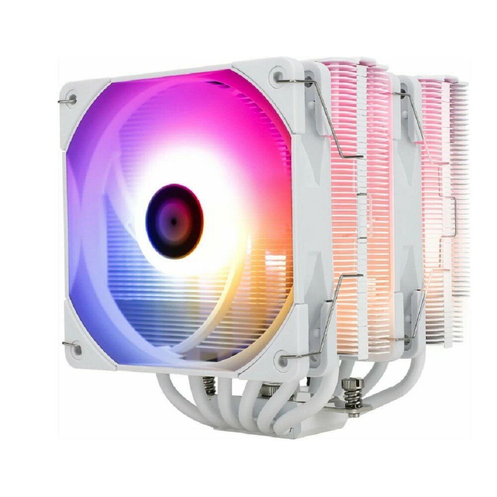 Thermalright Вентиляторы Кулер Peerless Assassin 120 White ARGB LGA115X 1200 1700 AM4 AM5 Dual Tower, 2x120mm ARGB PWM Fan, медное основание, 6