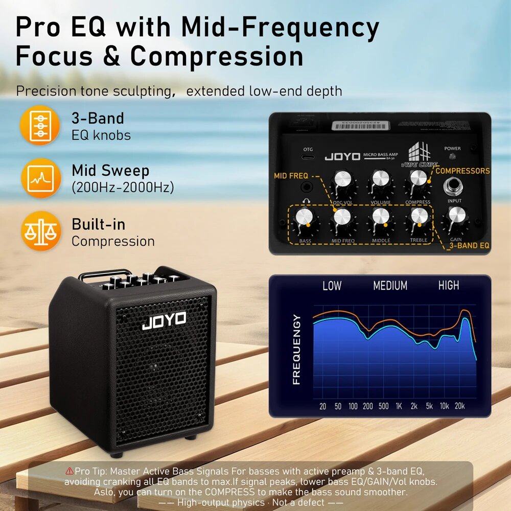 JOYO BA-30 VIBE CUBE, черный, 30Вт — фото 1