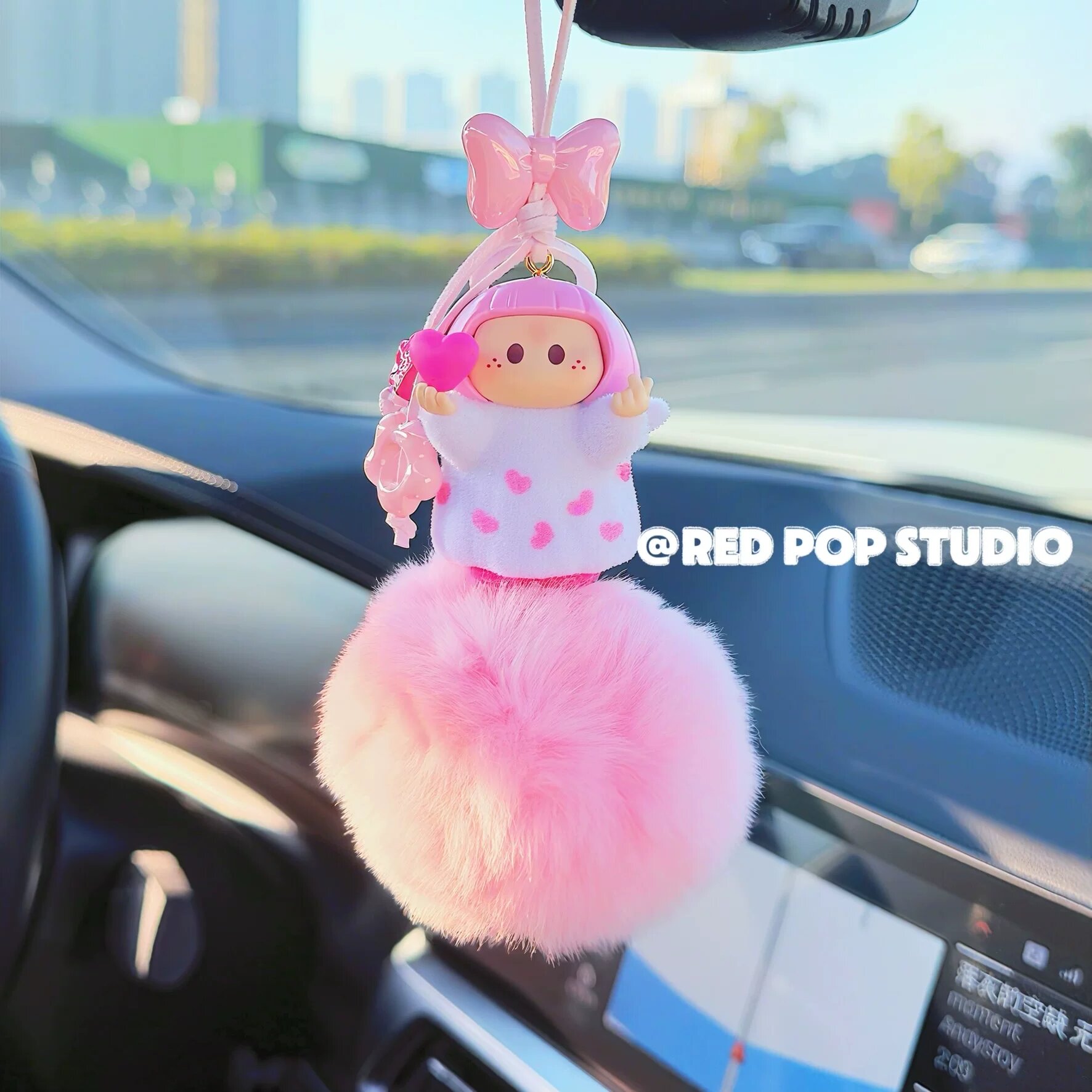 Подвеска в авто MINISO YoYo Youyou милая голова автоаксессуар подарок для девушек Любовное письмо амулет