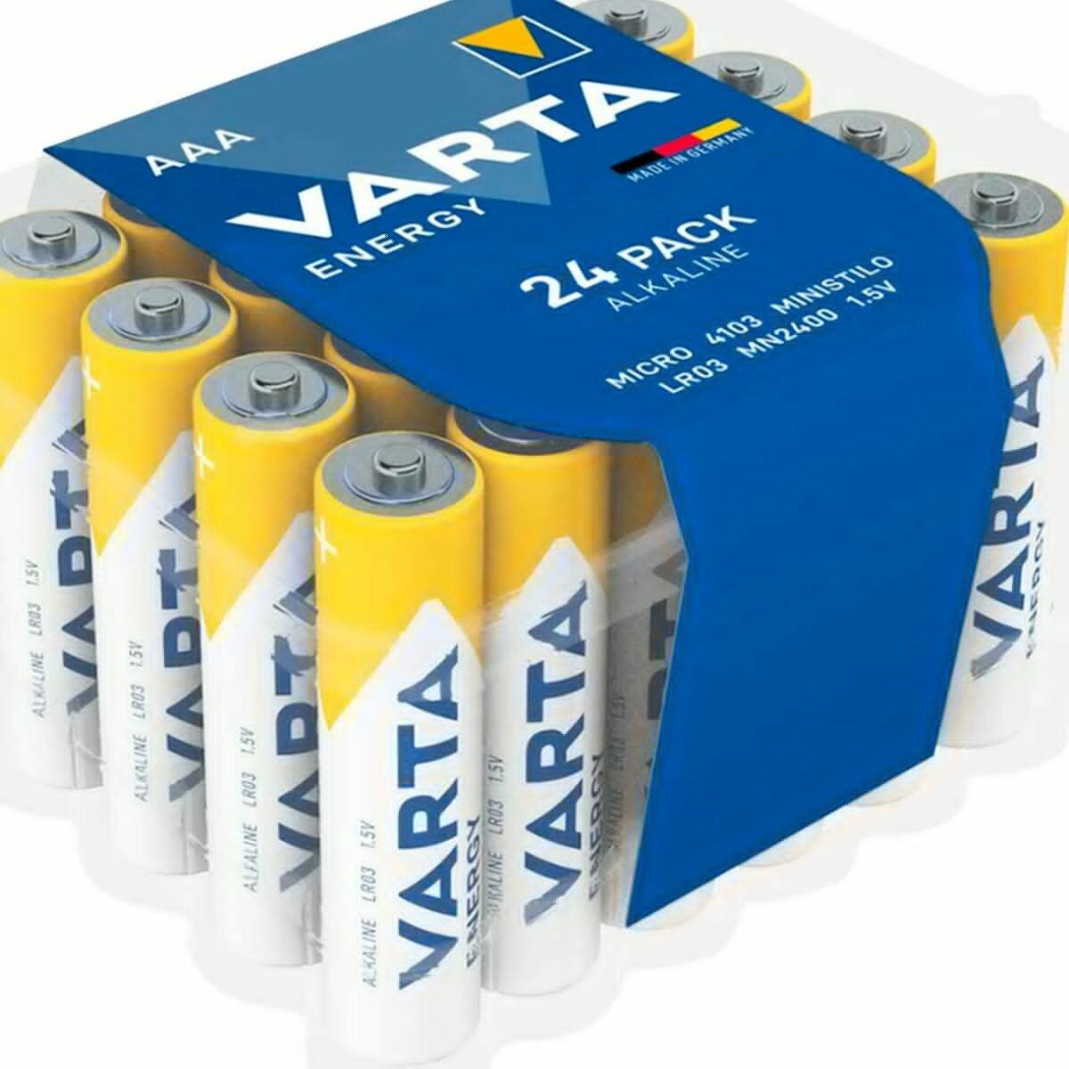 Батарейка VARTA Energy AAA/LR03 (пластиковый бокс, 24шт.) (4103229224)