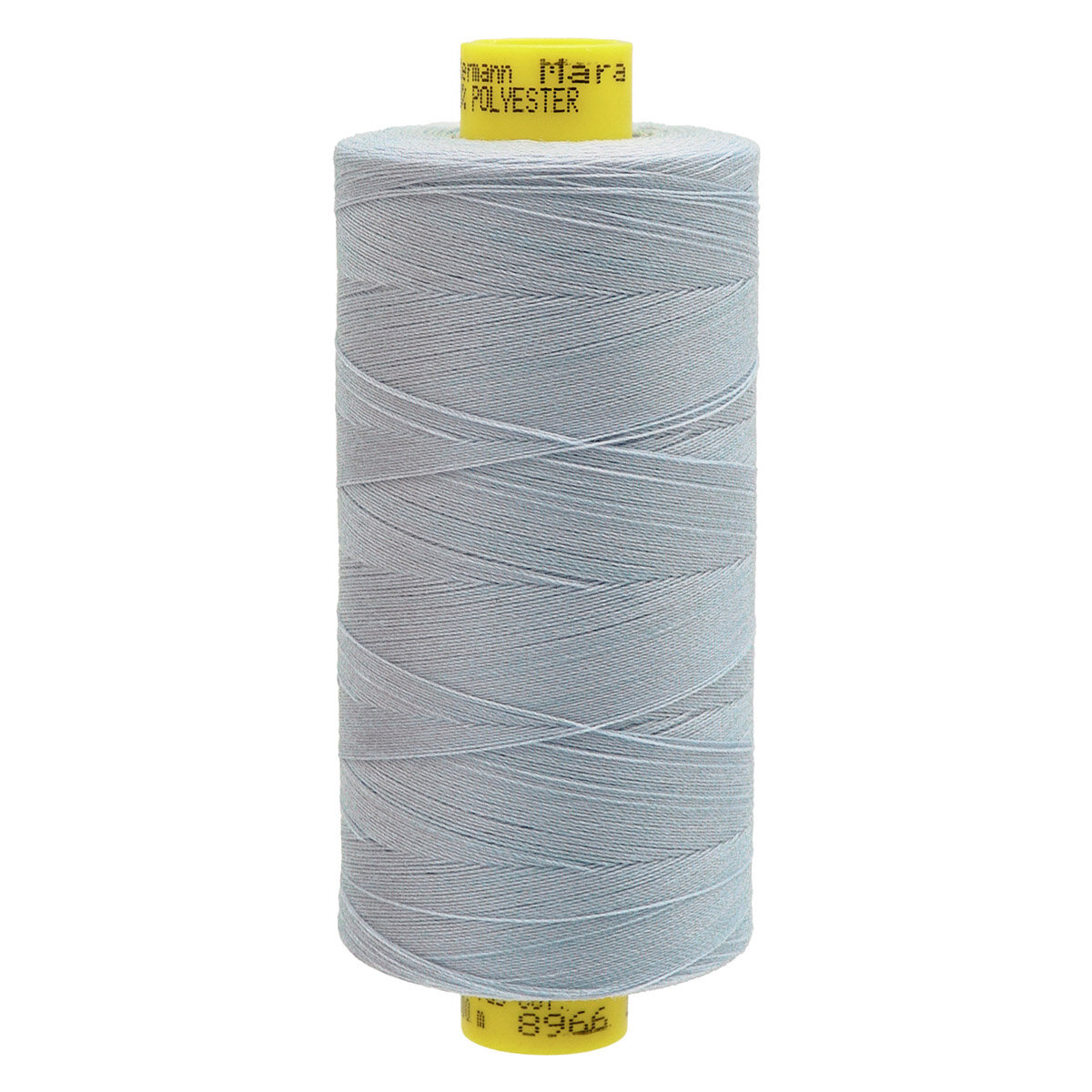 Нитки Mara 120/1000 м универсальные, 100% полиэстер Gutermann 700207 (8966 бледно-серый джинс), 10 шт