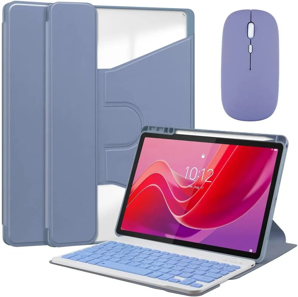 Чехол с клавиатурой для Xiaomi Mi Pad 8 & 8 Pro 11.2' (русская клавиатура и мышь)