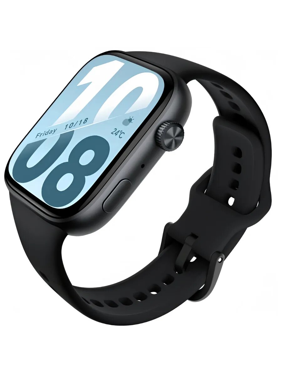 Смарт-часы HONOR Watch X5i Ростест (ЕАС), 1.97", AMOLED, Черный — фото 1