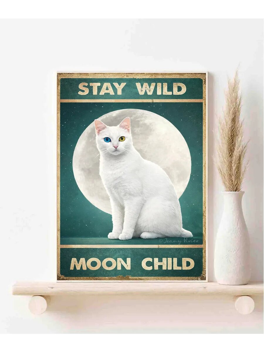 Као мани, Stay Wild Moon Child, Плакат 30x42см