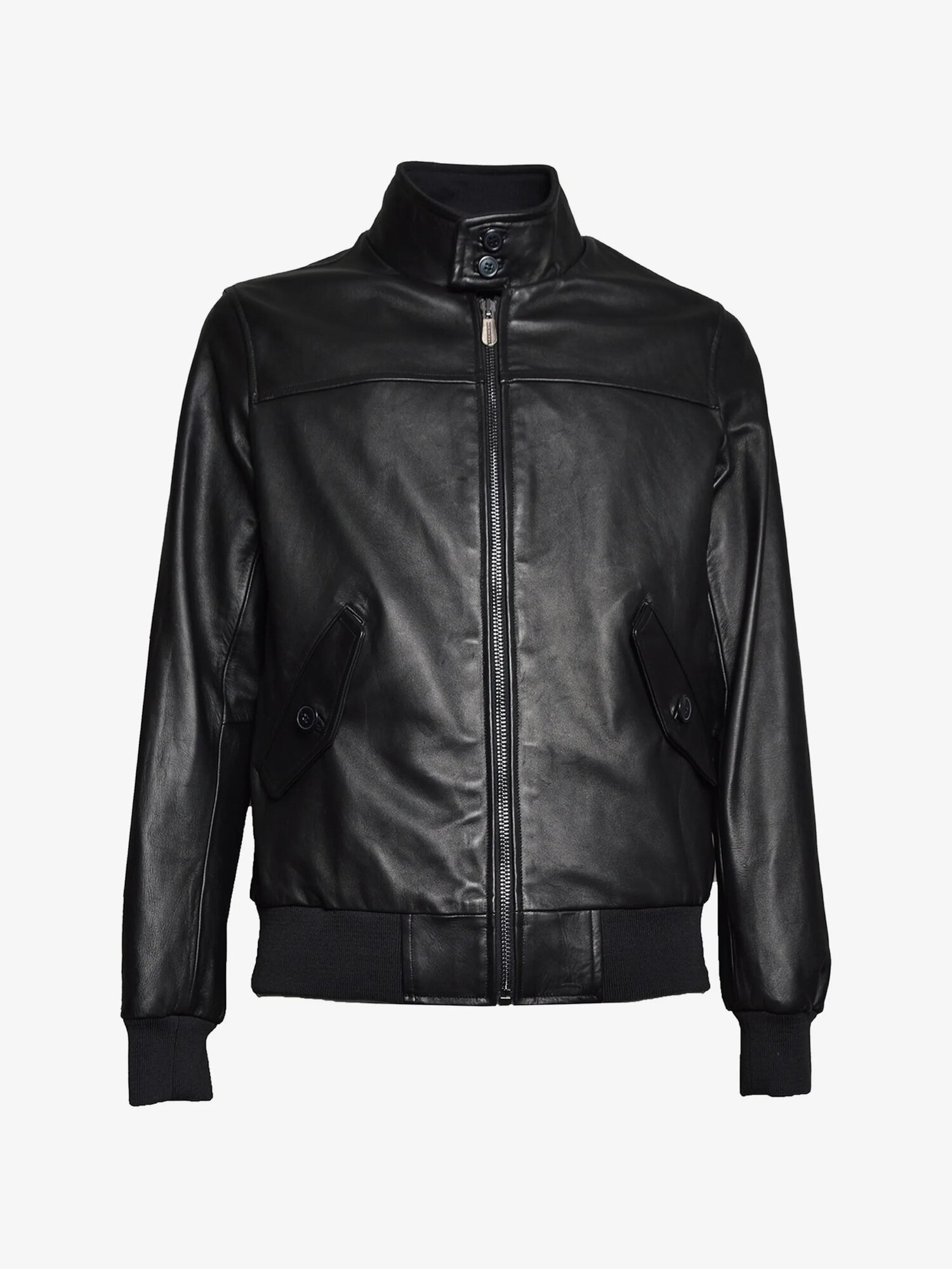 Куртка Leather bomber jacket
