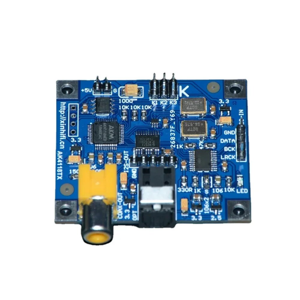 Коаксиальная плата вывода I2S AK4118 Arvin для Raspberry Pi