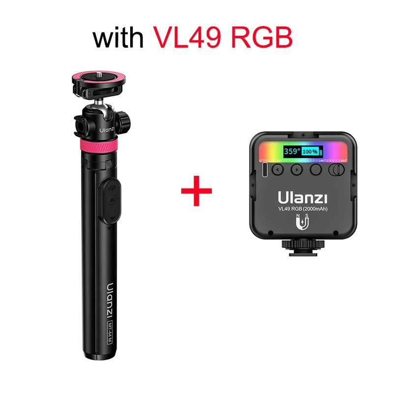 Ulanzi MT-44 M Штатив-селфи Black with VL49
