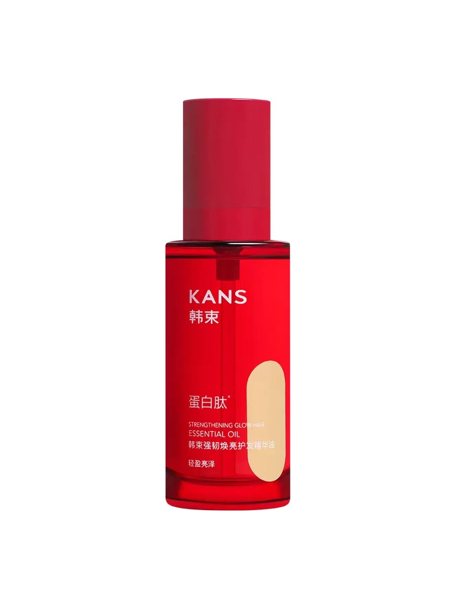 KANS Укрепляющее масло для увлажнения и блеска волос Strengthening Glow Hair Essential Oil 50 мл 1 шт