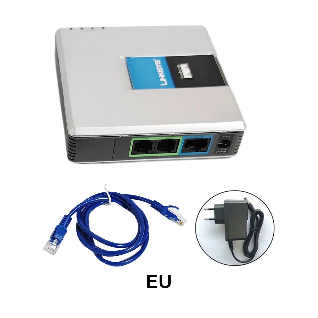 VoIP-адаптер Linksys PAP2T, EU Plug