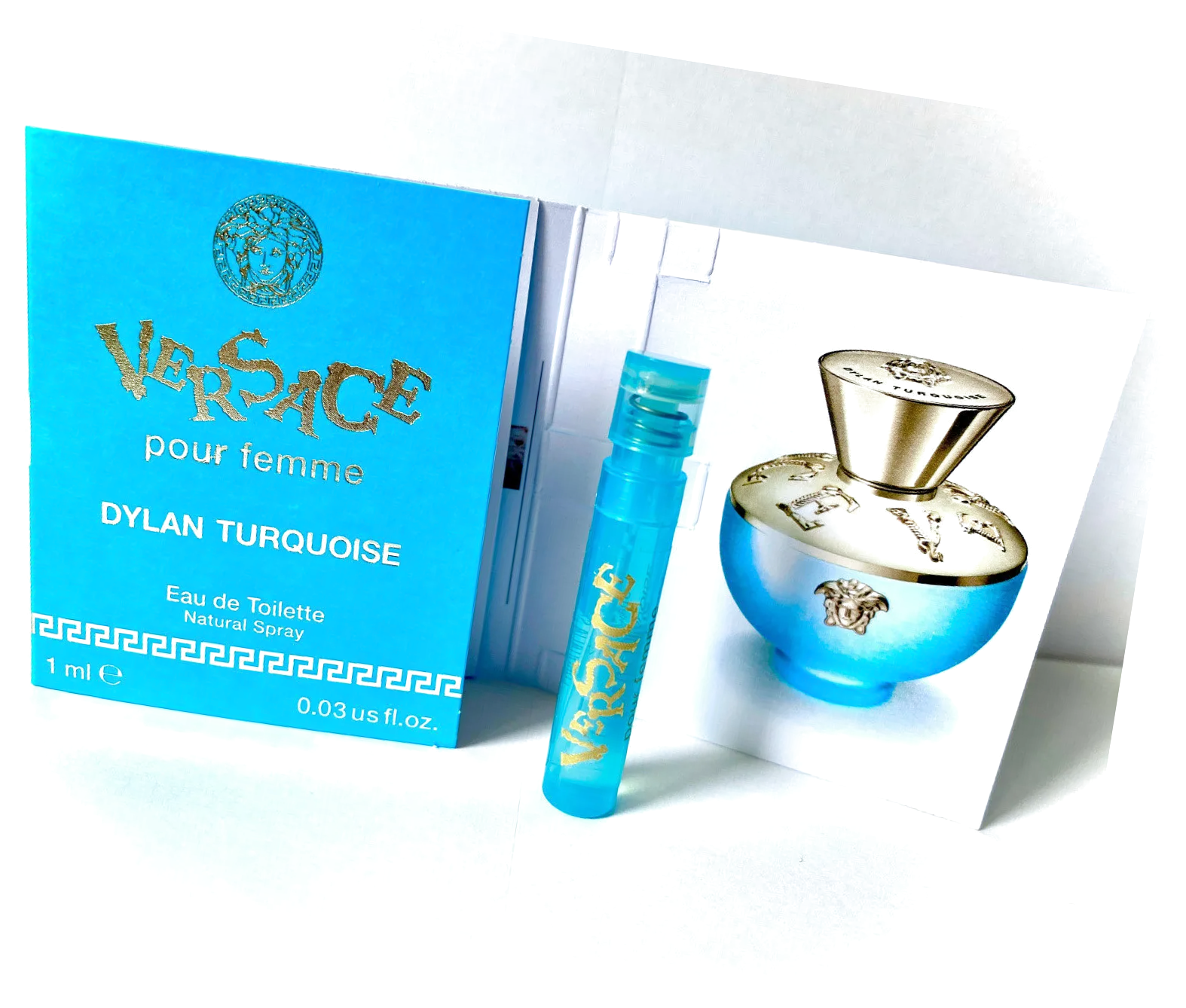 Пробник Eau De Toilette Versace Dylan Turquoise Pour Femme - для женщин 1 мл