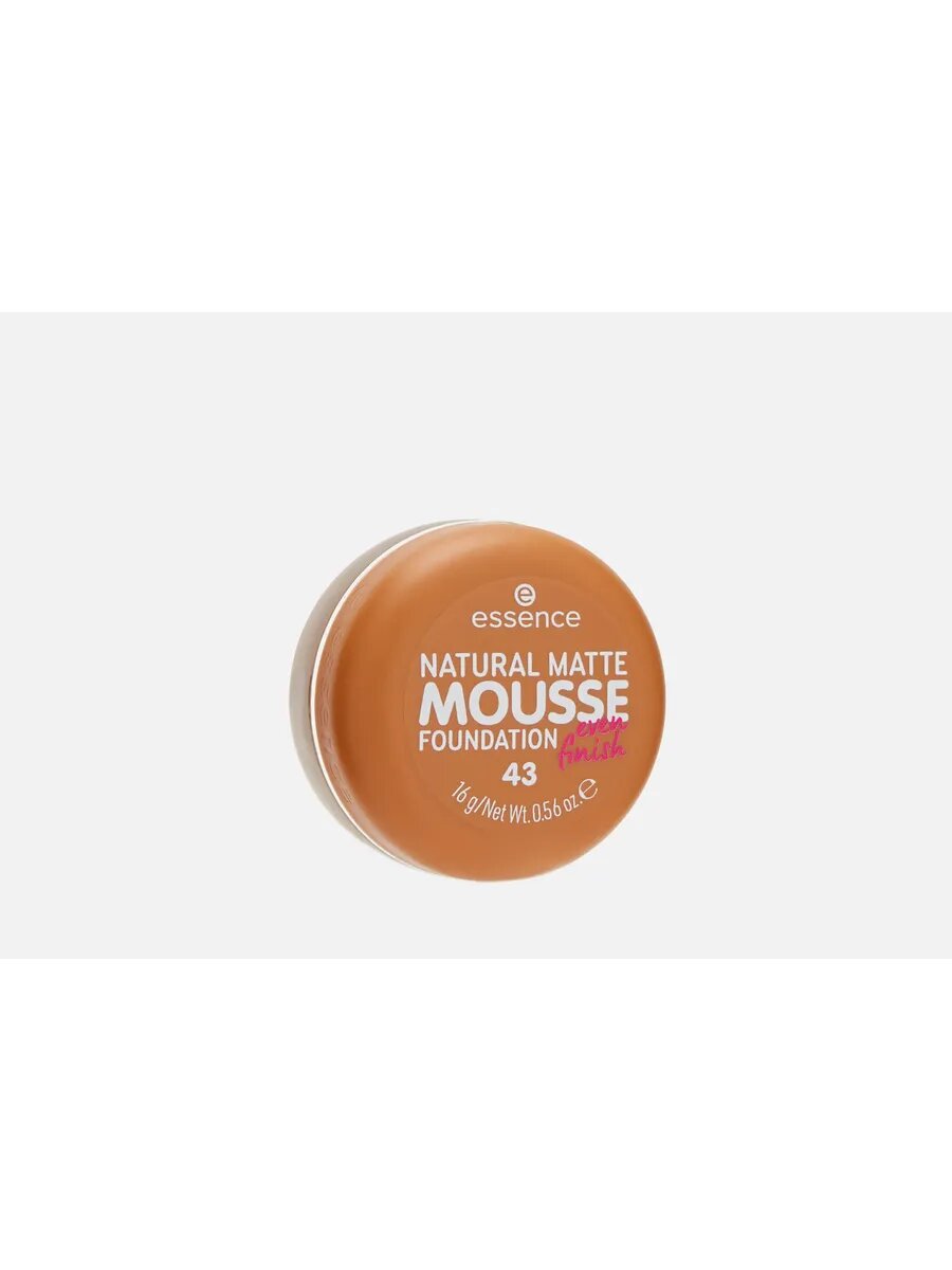 Essence Natural matte mousse Тональная основа мусс для лица 16 г 43