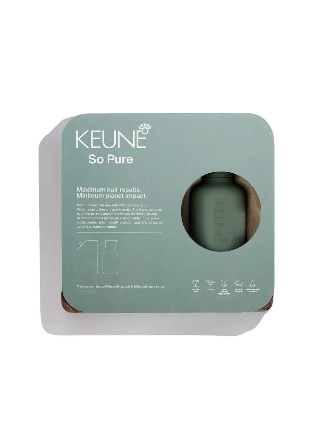KEUNE So Pure Clarify Shampoo Шампунь Очищающий Комплект 400 мл