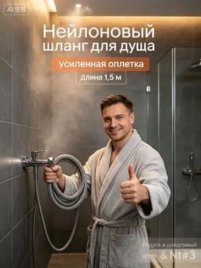 Усиленный душевой шланг из нейлона 1,5 м, прочный гибкий рукав для душа, сантехнический аксессуар для замены старого шланга в домашней ванной