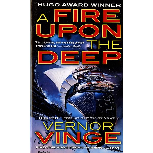 A Fire Upon The Deep (Zones of Thought, 1)，Reprinted paperback book