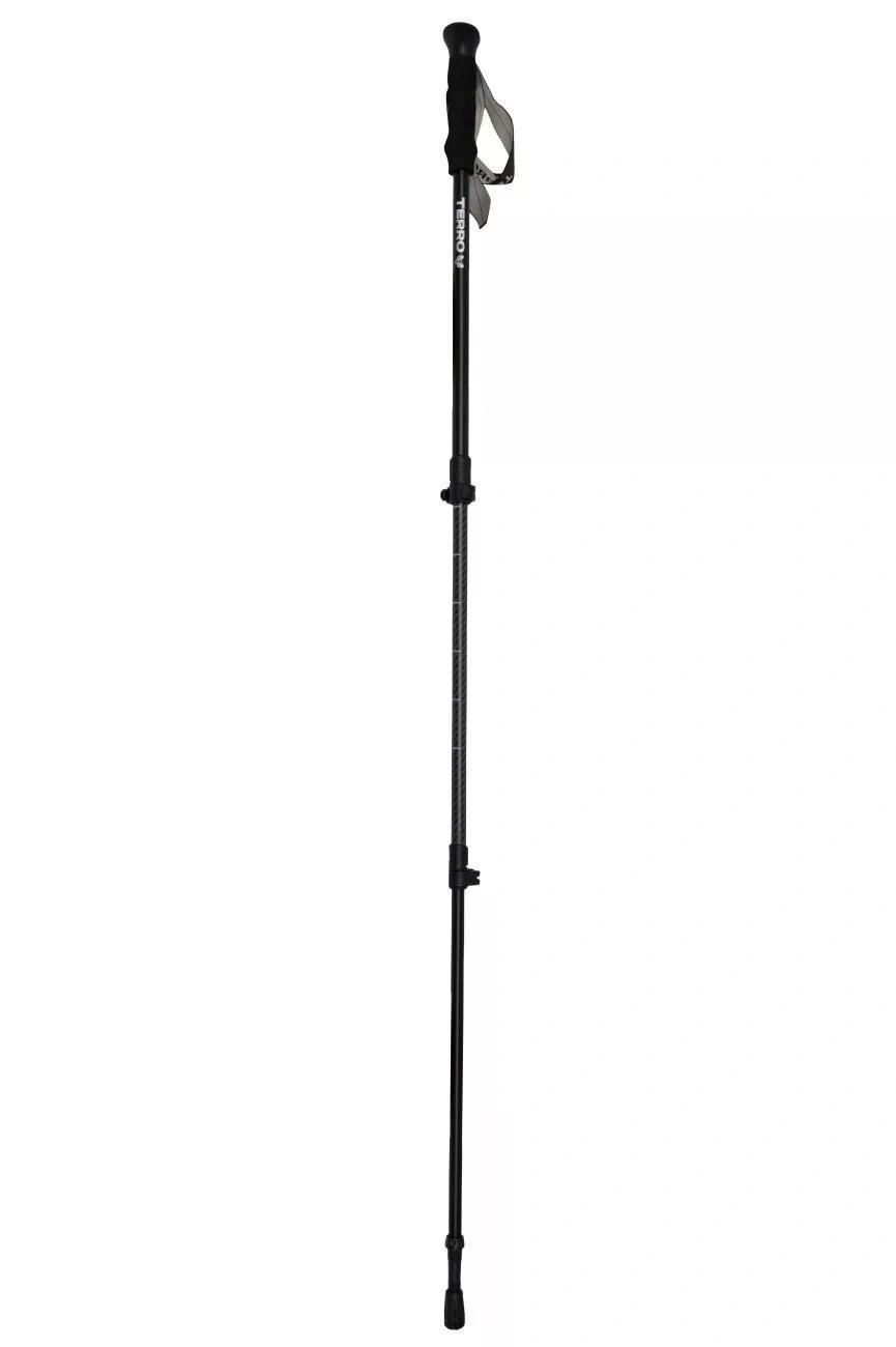 Палки для треккинга Telescopic Al Carbon Black (Пара)
