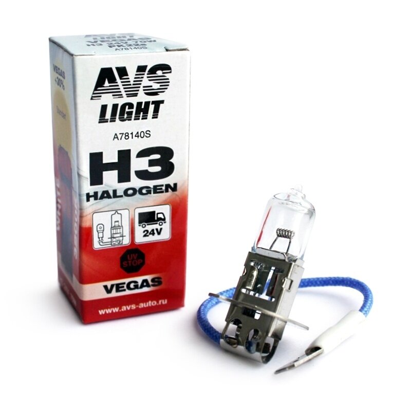 AVS A78140S Галогенная лампа AVS Vegas H3.24V.70W.1шт.