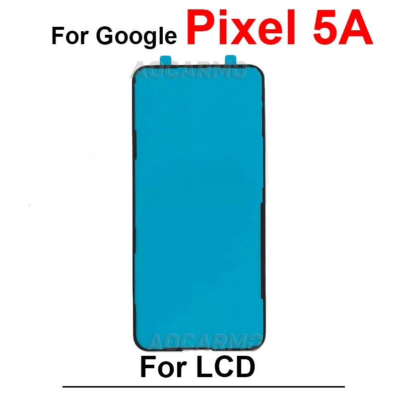 Для Google Pixel 1 2 3 3A 4 4A XL 5A 5 2XL 3axl 3xl 4XL передний клей вперед клей Голубой, Pixel 5A