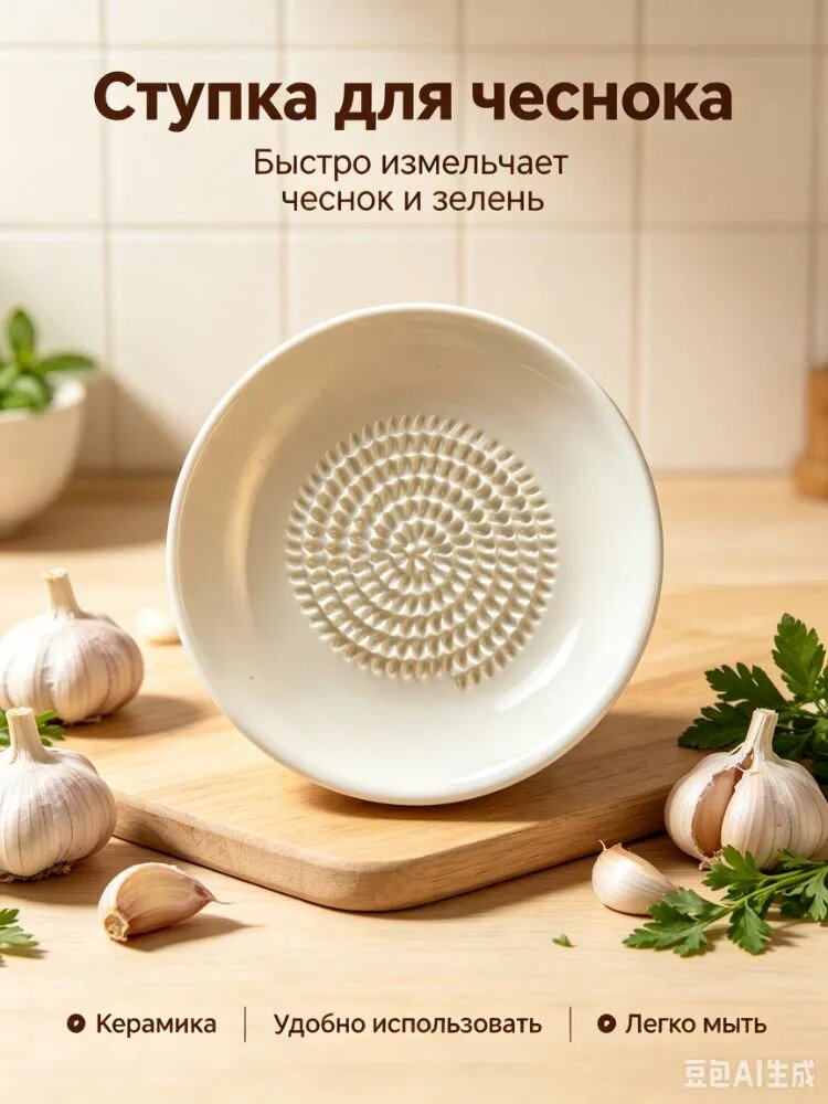 Тарелка терка / Керамическая терка тарелка для овощей, имбиря, чеснока