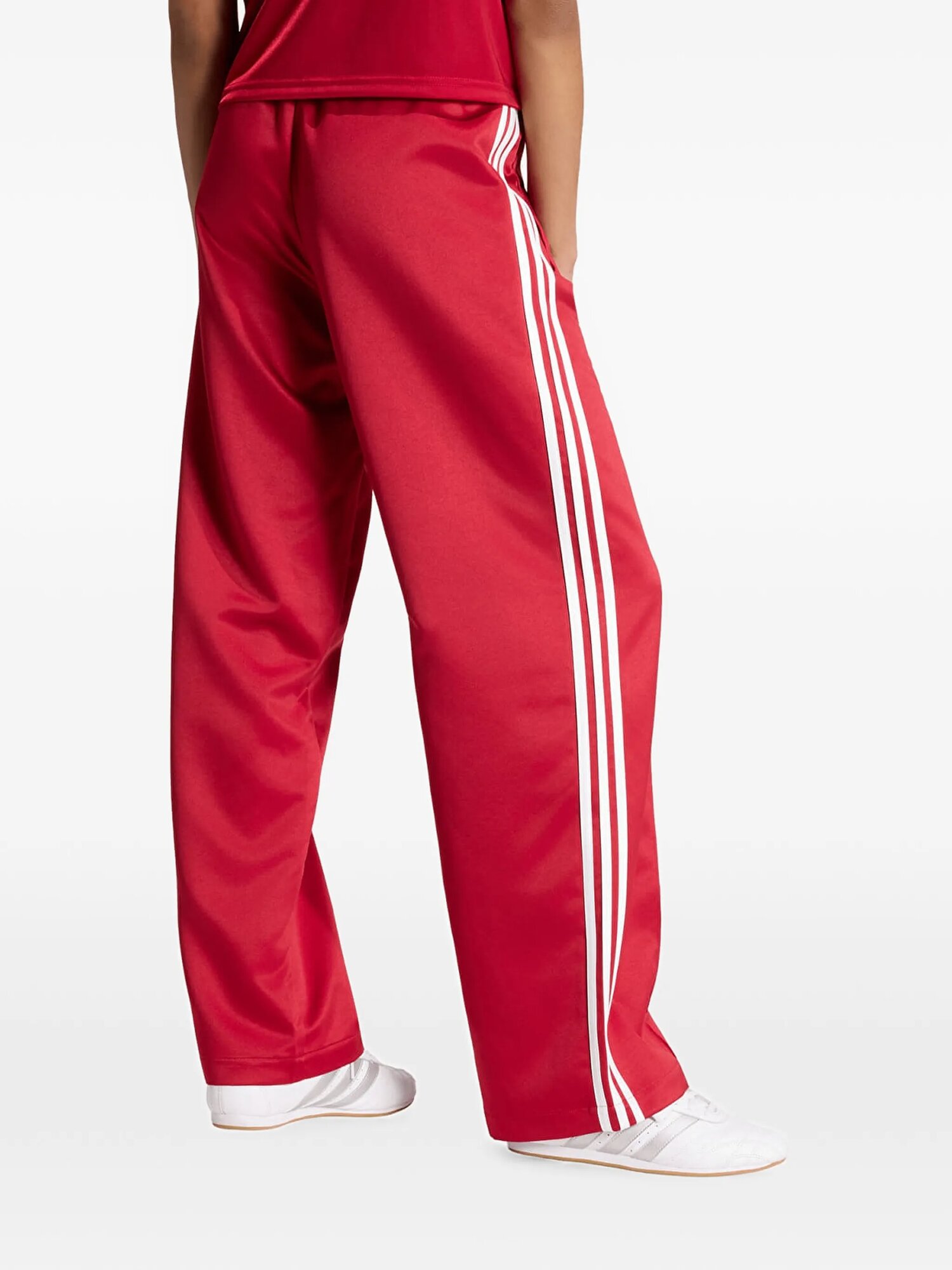 Брюки adidas Sst loose track pants, размер 8 UK, red — фото 1