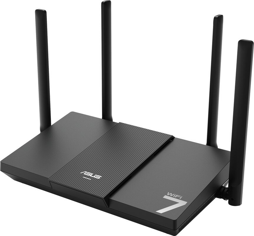 Роутер wifi (Маршрутизатор) ASUS RT-BE50, 2.4/5 ГГц, Wi-Fi 7, BE3600, черный (90IG09U0-MO3S00)