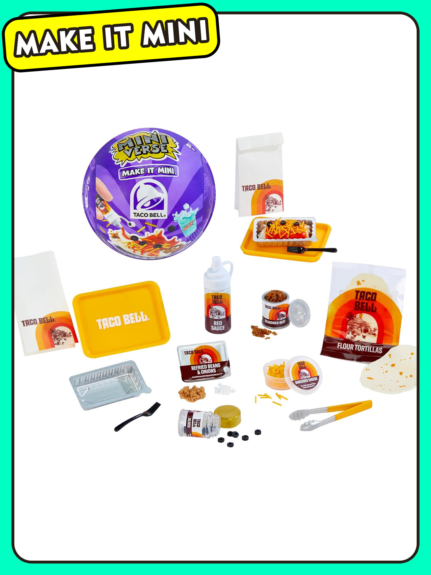 MINI VERSE TACO BELL 2-е Мини-игрушки для самостоятельного изготовления