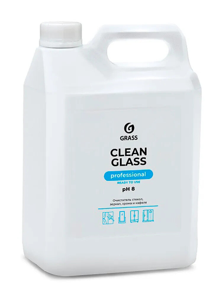 Очиститель стекол, пластика, хрома Clean Glass Professional 5л