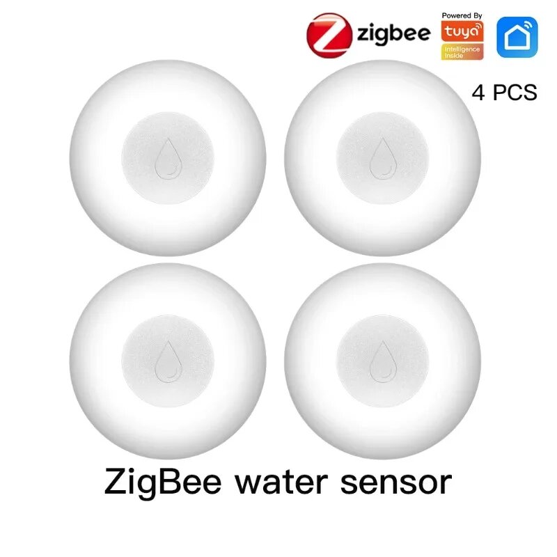 Датчик протечки воды MOES ZigBee 4 PCS Sensor