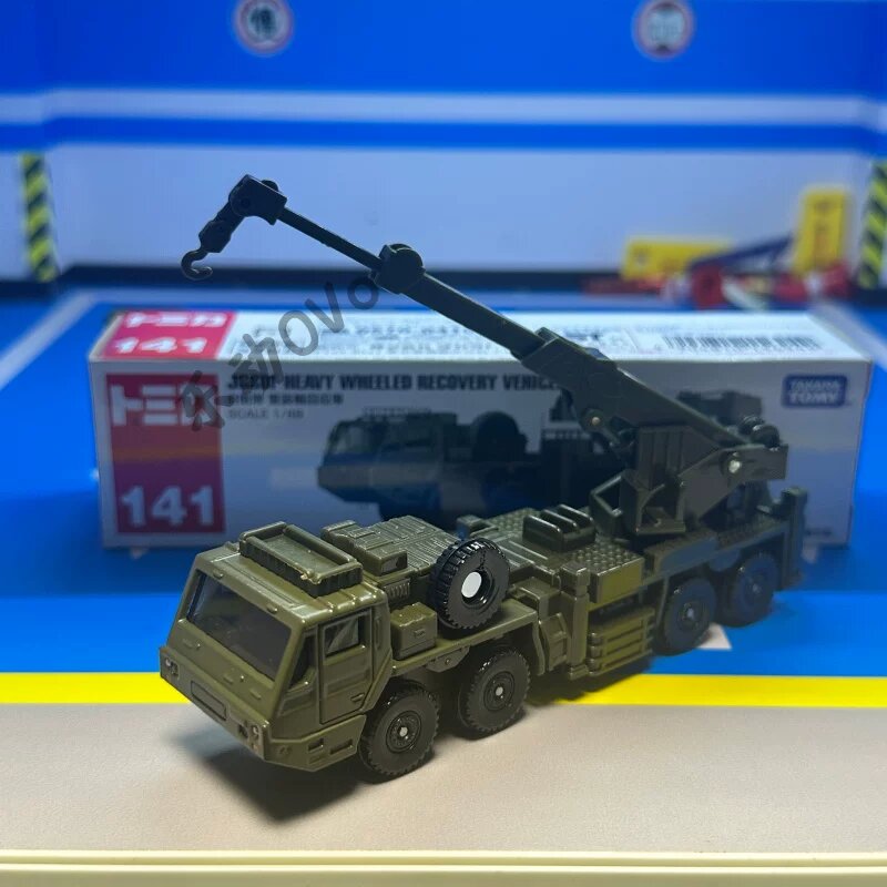 141 TOMY Dinky Тяжелый колесный кран Сплавное литье Модельная машинка, Строительная игрушечная техника, Масштаб 1:64
