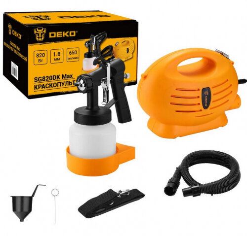 Краскопульт электрический Deko SG820DK Max, 800 мл, 820Вт (083-1128)