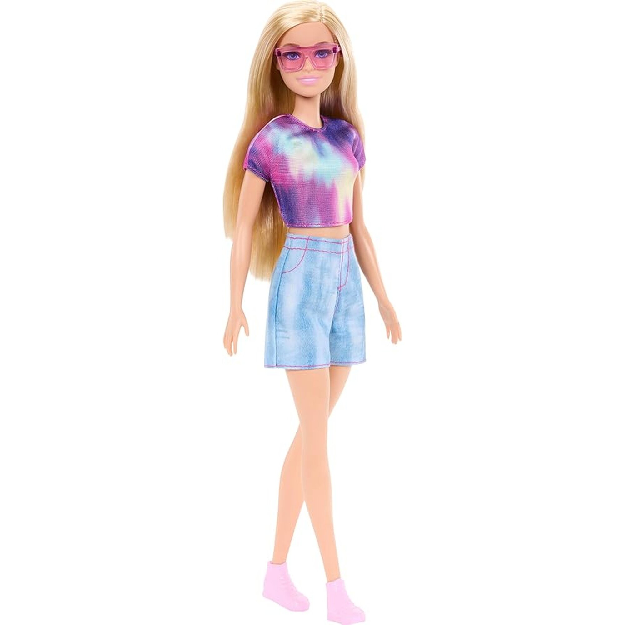 Кукла Mattel Barbie Mysteries Beach Detectives - Барби Малибу в джинсовых шортах и яркой футболке- Барби JFV63