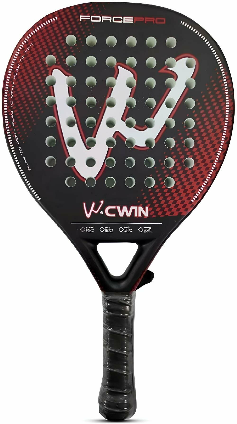 Ракетка для падел тенниса CameWIN 4013W красный Красный Racket Padel