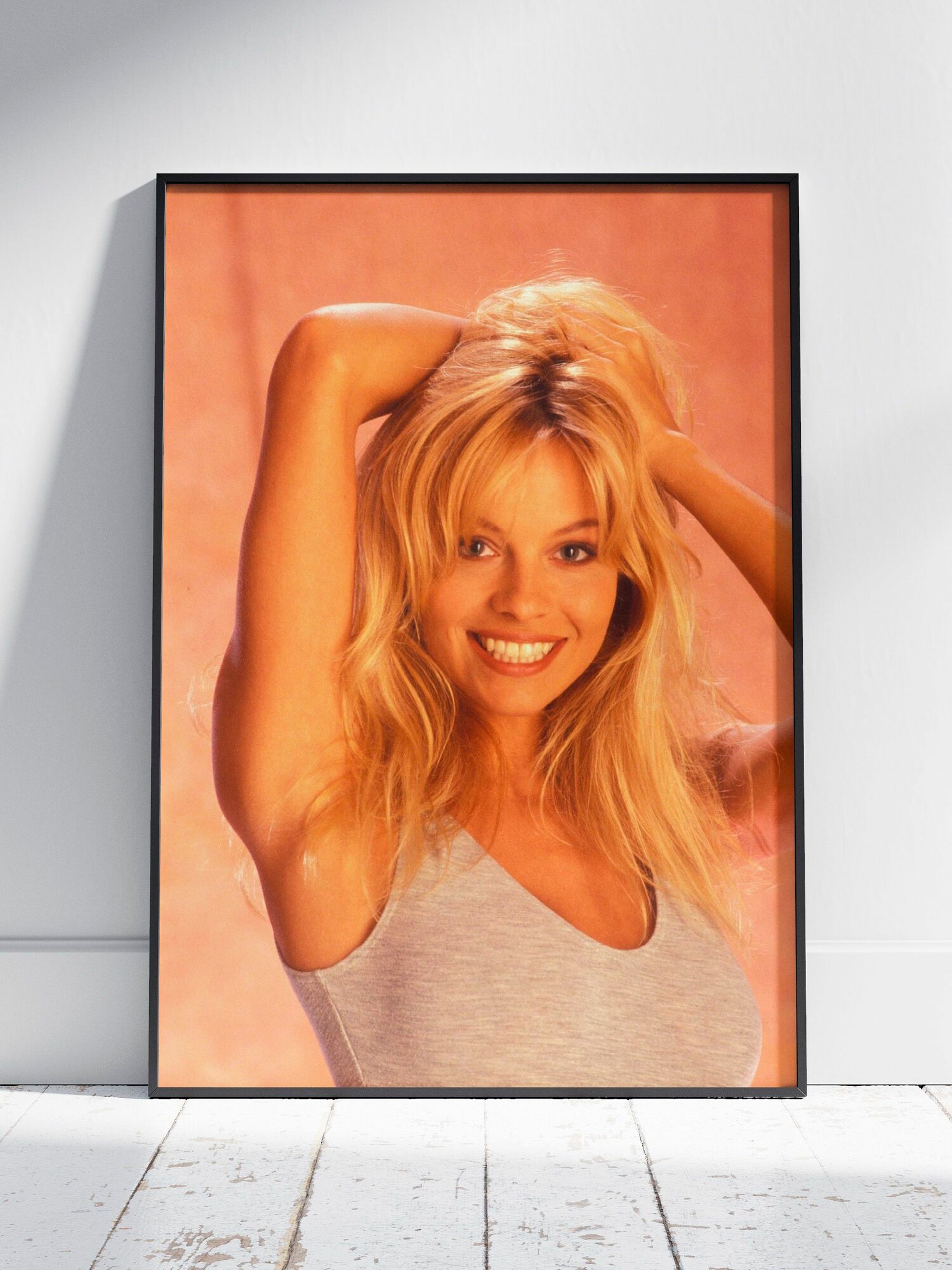 Плакат на стену для интерьера Памела Андерсон (Pamela Anderson 34) - Постер по актеру фильма, кино, сериала формата A4 (21x30 см)