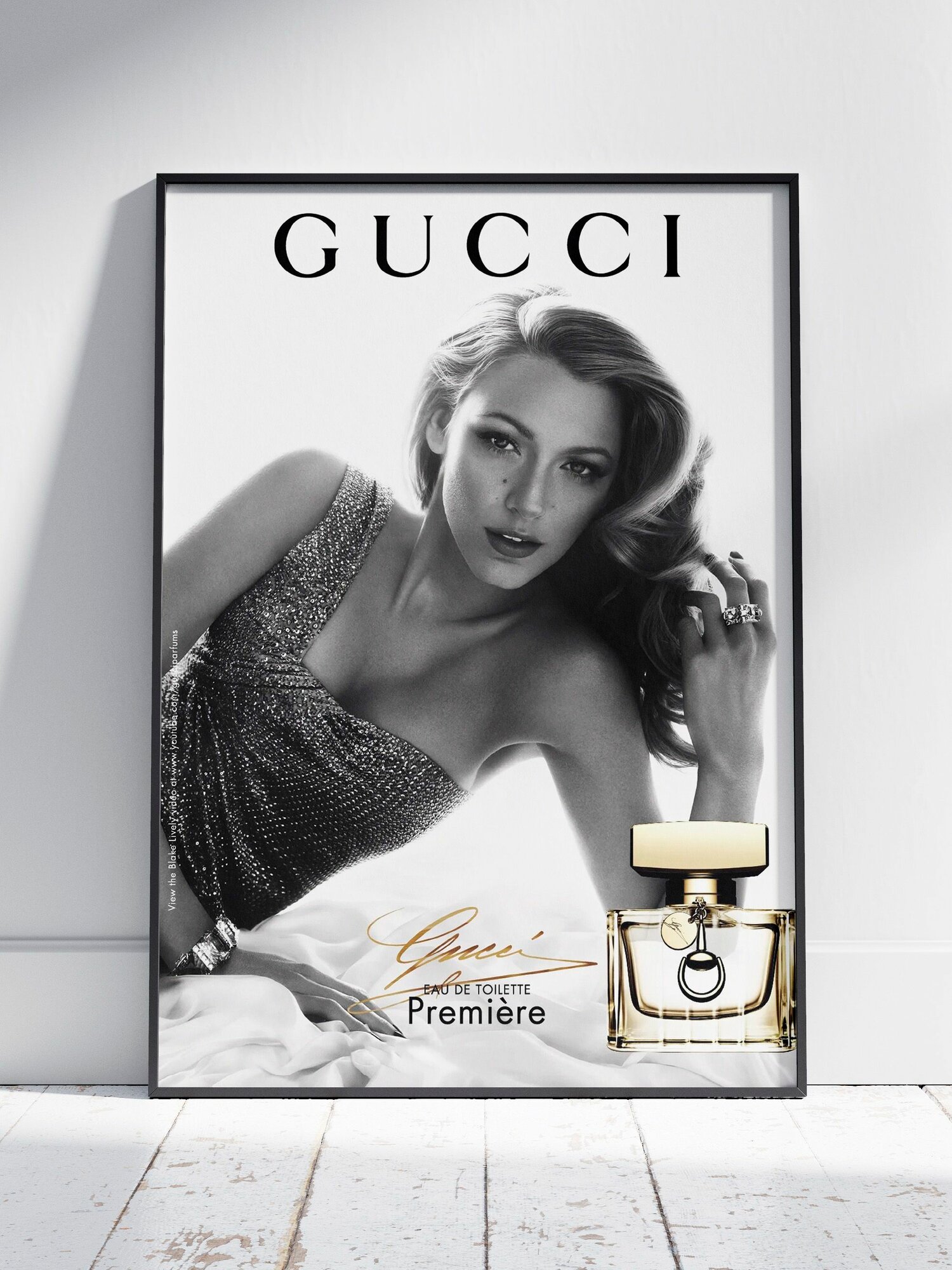 Плакат на стену для интерьера Гуччи (Gucci 6) - Постер по модели, бренду и моде формата A4 (21x30 см)