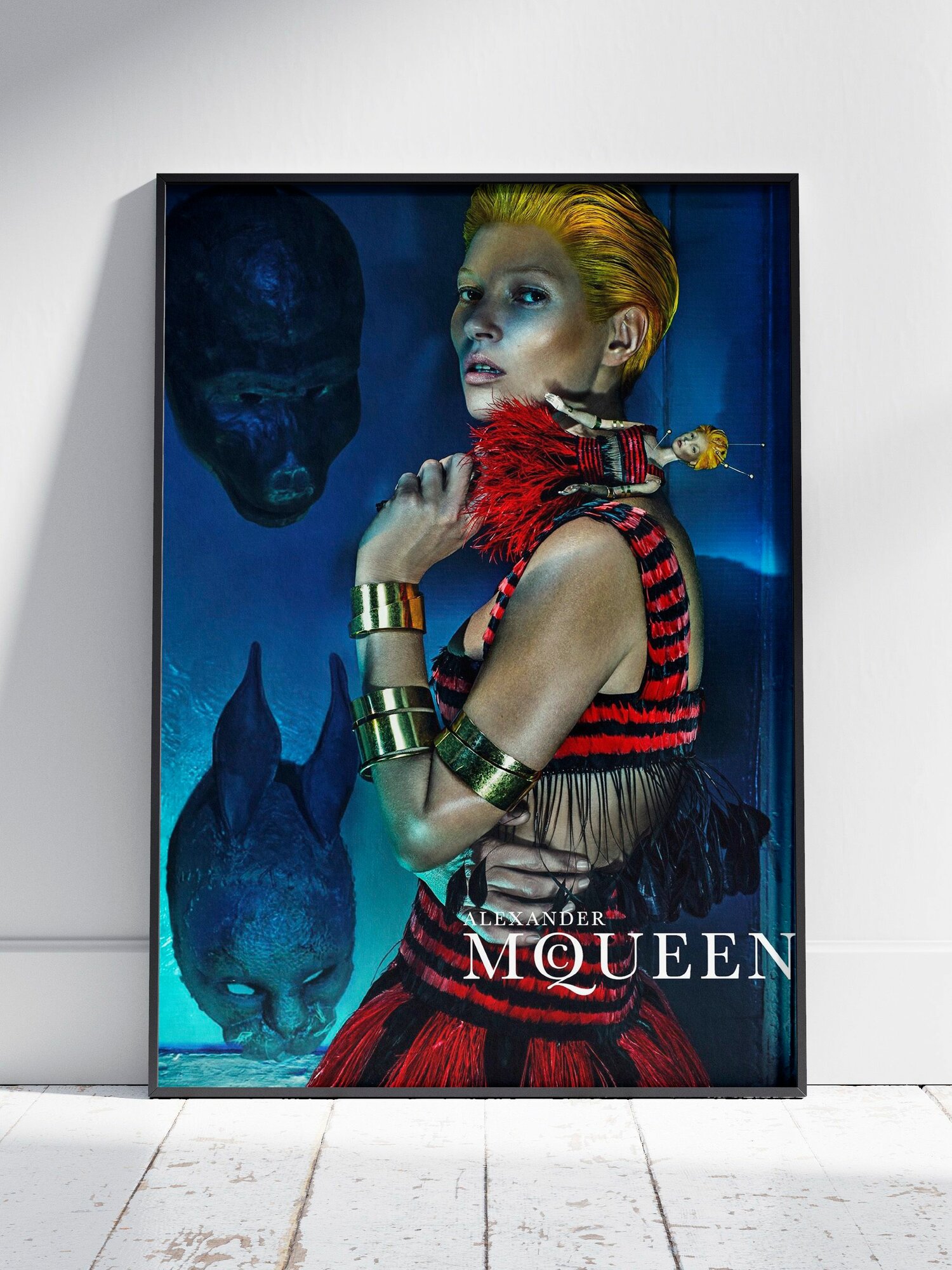 Плакат на стену для интерьера Александр Маккуин (Alexander McQueen 12) - Постер по модели, бренду и моде формата A4 (21x30 см)