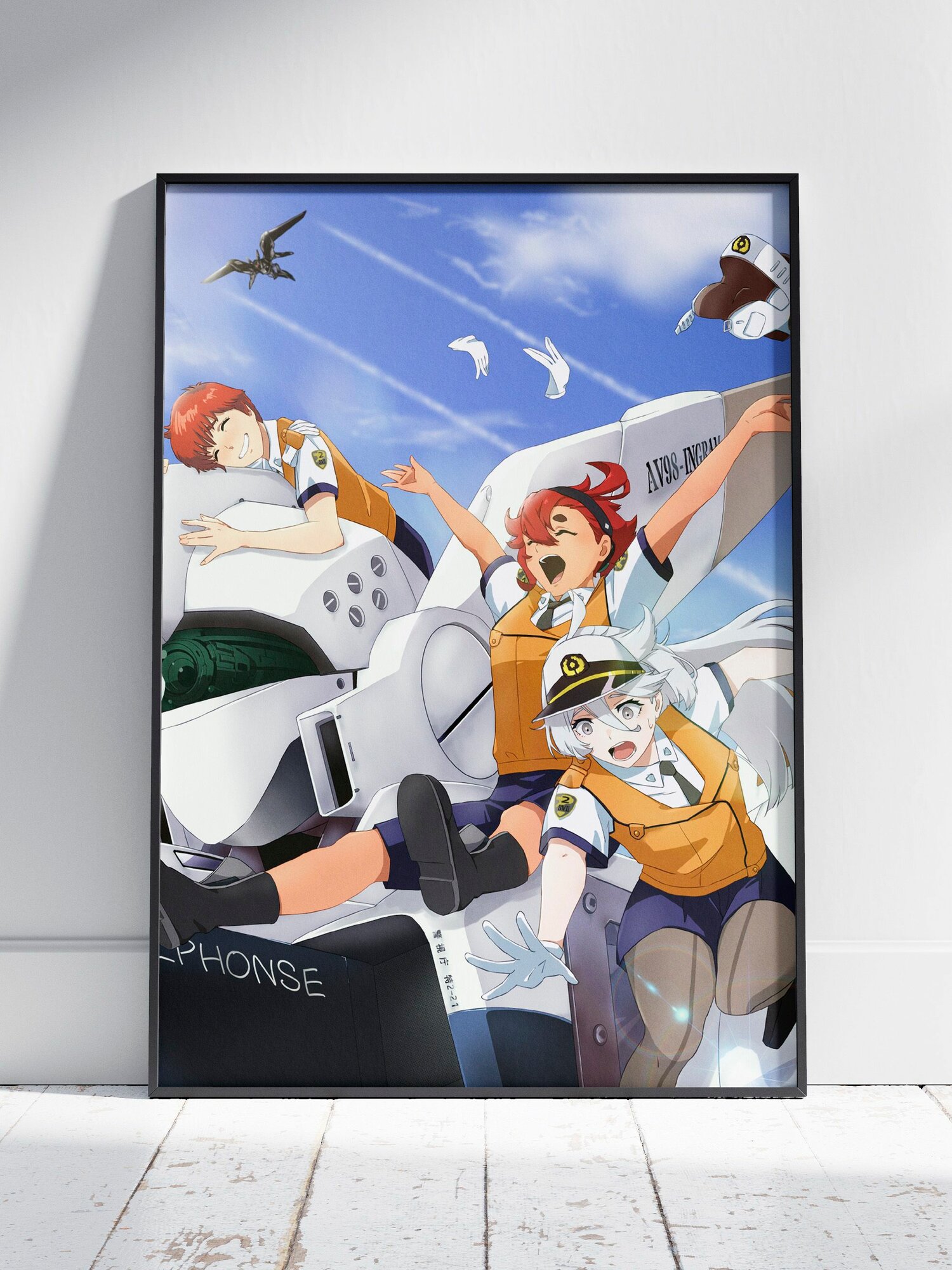 Плакат на стену для интерьера Полиция будущего (Kidou Keisatsu Patlabor 15) - Постер по музыке и артисту формата A4 (21x30 см)