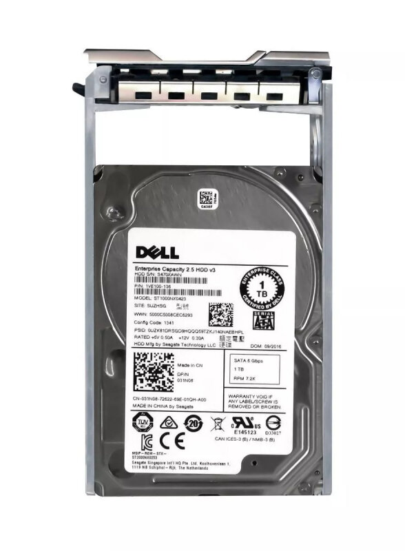 Жесткий диск Dell 1VE100-136 1TB SATAIII 2,5" HDD