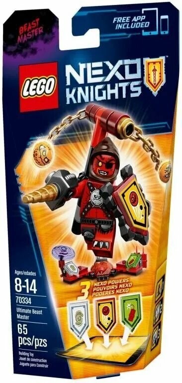 LEGO 70334 принадлежит к серии LEGO Nexo Knights и называется Ultimate Beast Master.