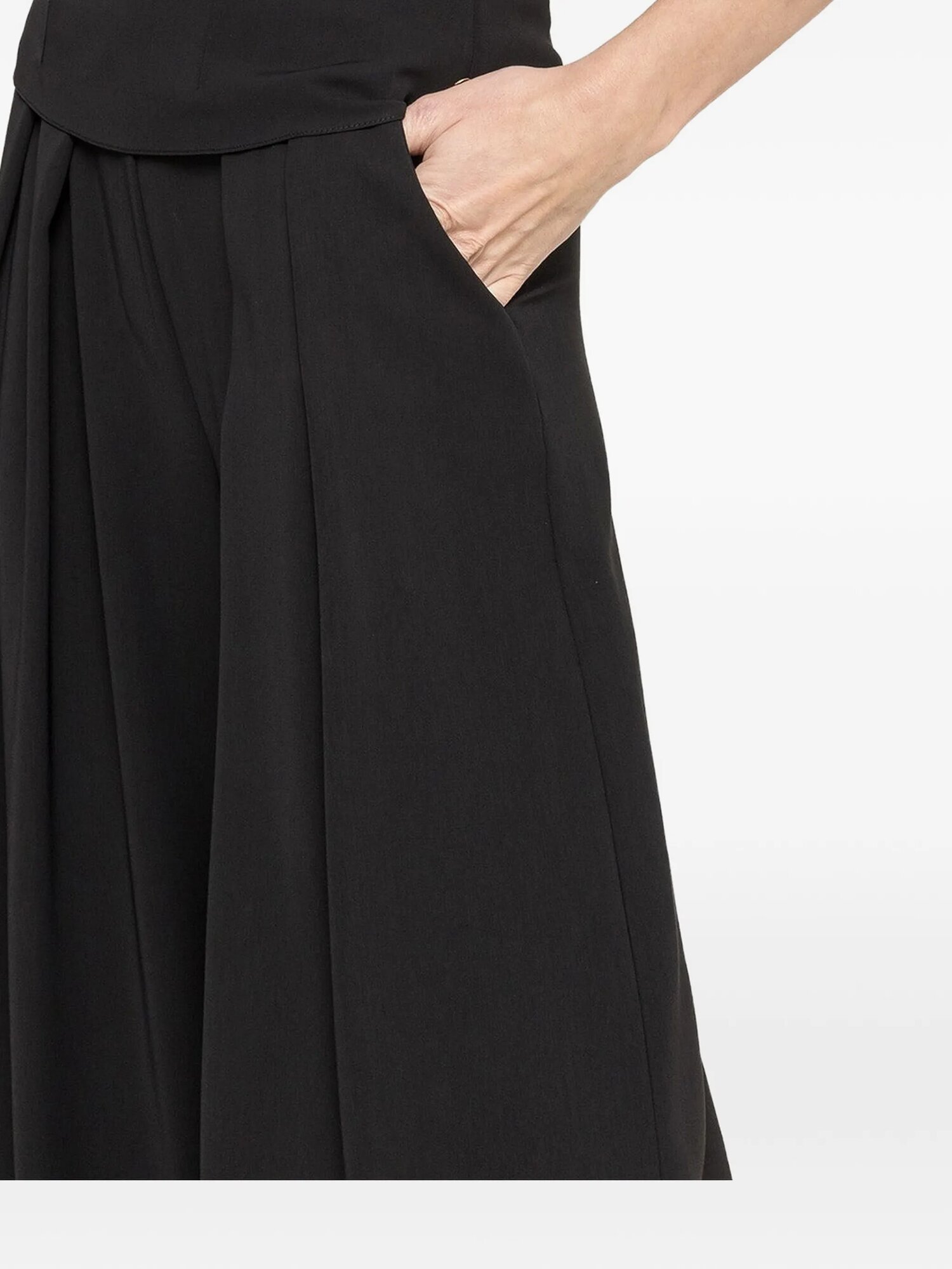 Брюки палаццо High-rise palazzo trousers